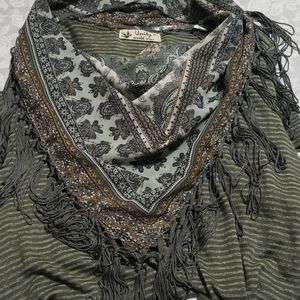 Unity World Wear | Tops | New Cute Striped Blouse W Removable Wrap ...